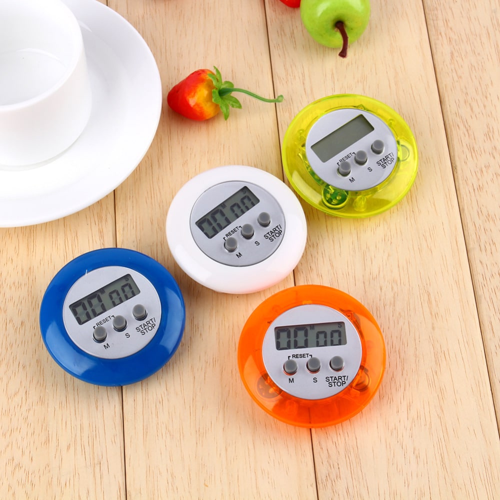 Digital Kitchen Timer Magnet Big Screen LCD - Multi Color - Dapurnesia.com