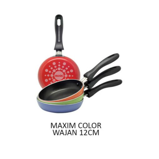 Maxim Color 12 Egg Fry Pan 12cm - Dapurnesia.com