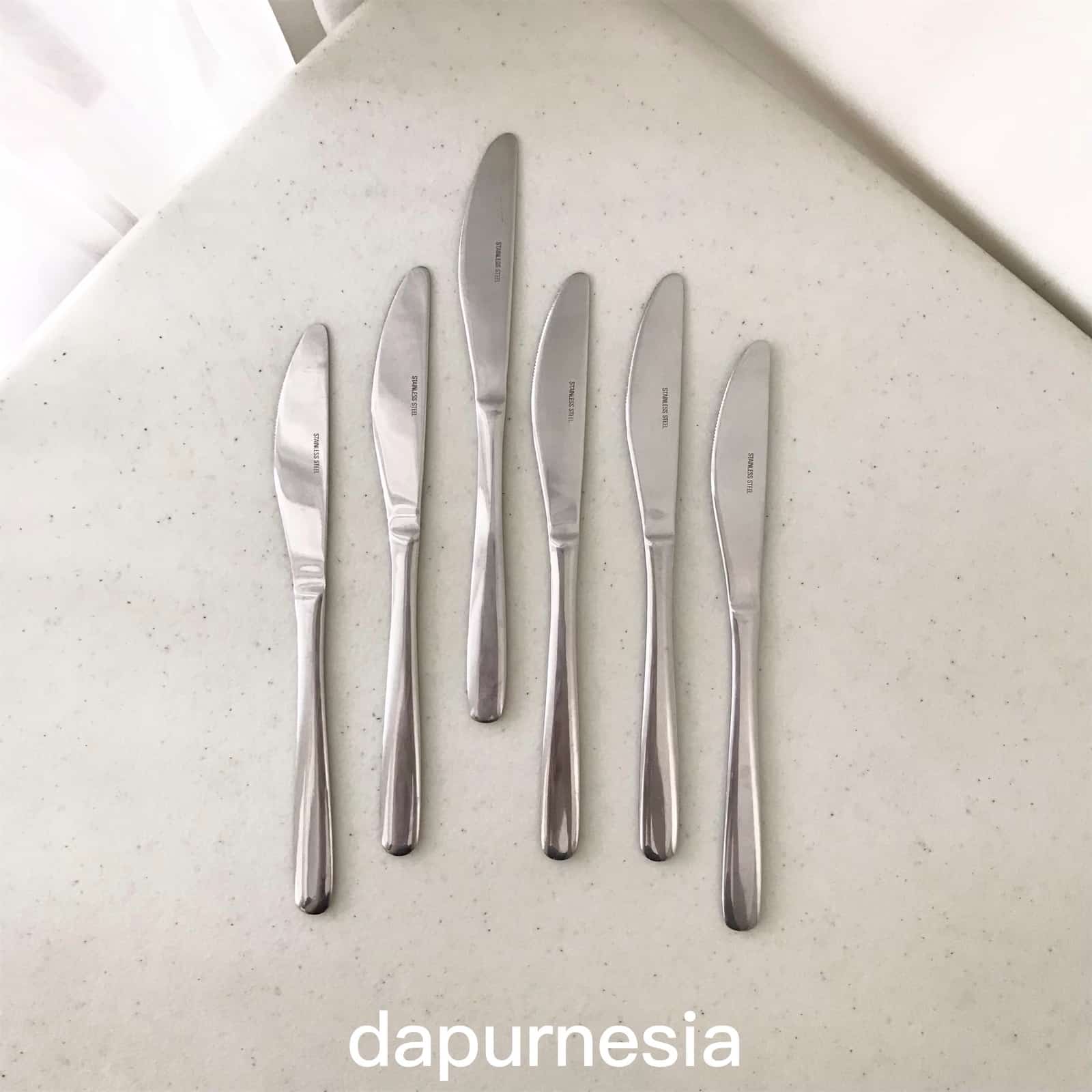 Pisau Roti 6pcs Stainless Steel Elegant - Dapurnesia.com